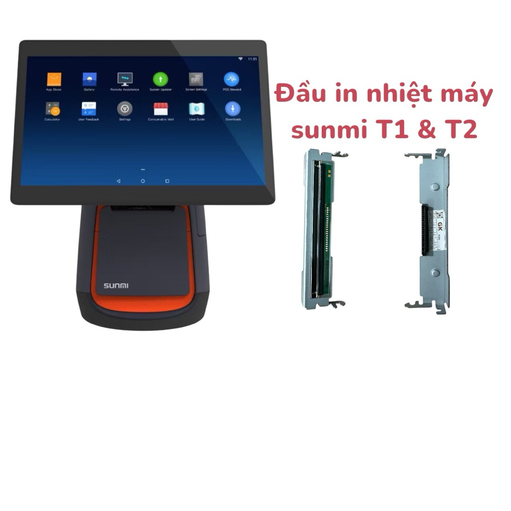 Đầu in nhiệt Sunmi T1 T2 , thanh nhiệt máy in hóa đơn Sunmi T Ocha | Shopee Việt Nam