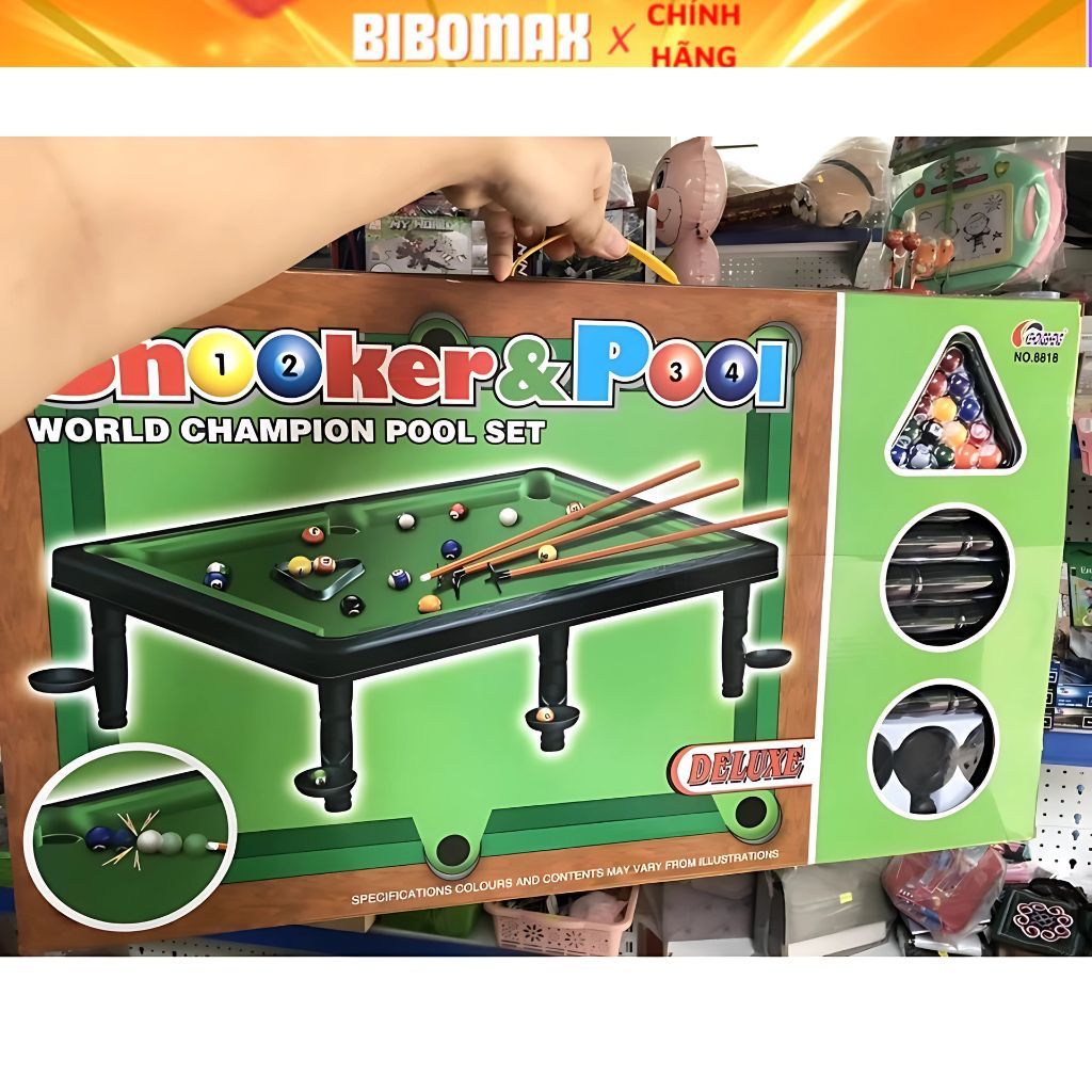 Bàn Bi A Mini nhiều kích thước đồ chơi bida cho trẻ em đầy đủ phụ kiện ...