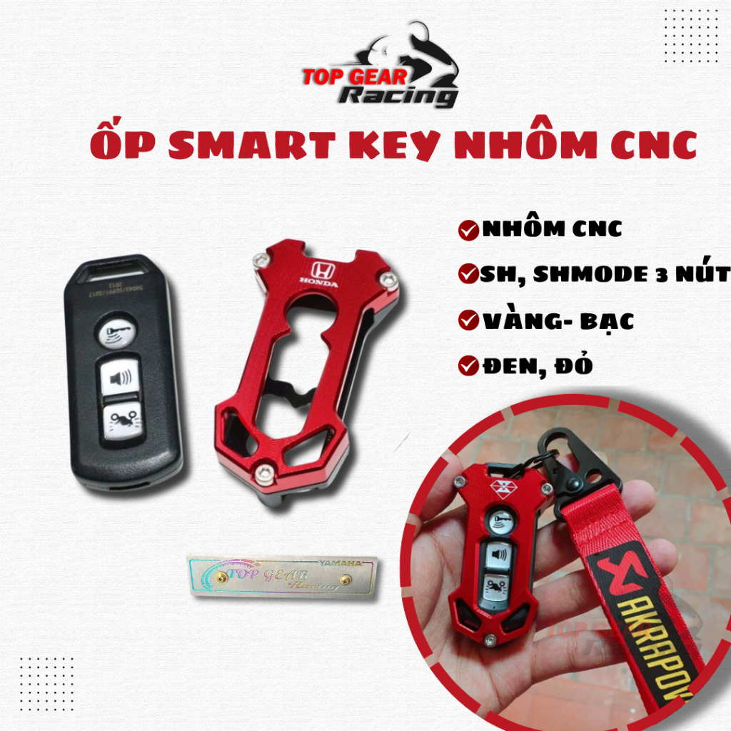 Ốp Chìa Khóa Smartkey cho SH AB VISION - Spirit Beast CNC - Full màu ...