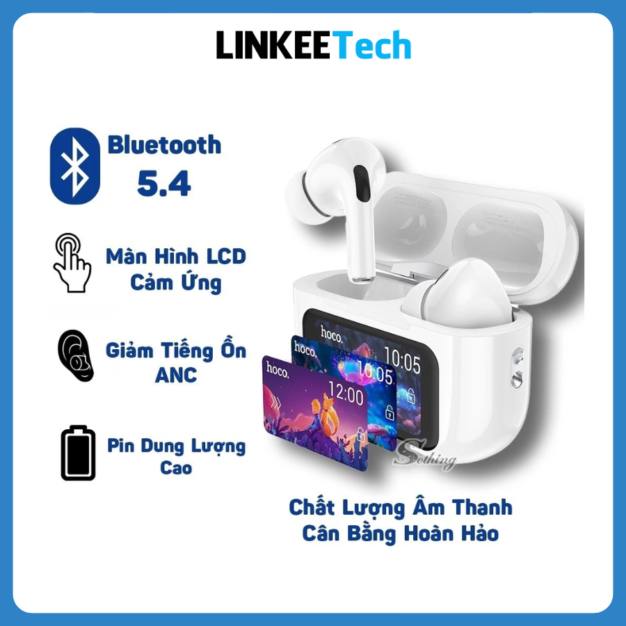 Tai Nghe Bluetooth Chống Ồn, Có Màn Hình Led Kết Hợp Mic, Đeo Thoải Mái ...