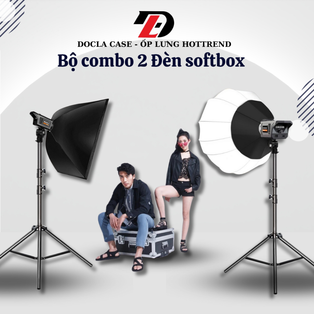 COMBO Tất cả Bộ Đèn Studio Chụp Ảnh Softbox Hình Cầu - Quay Phim - Livestream - Siêu Sáng ...