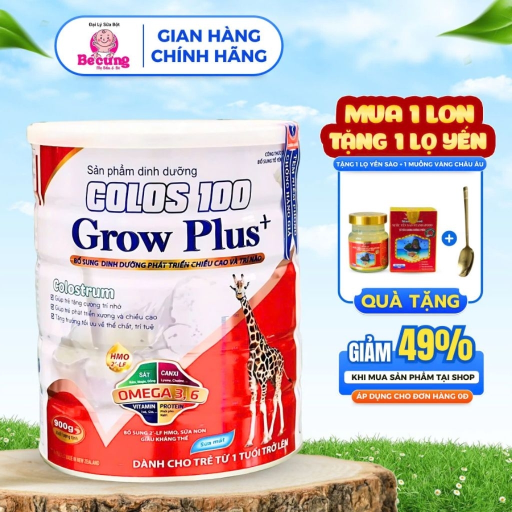 SỮA BỘT COLOS 100 DÀNH CHO TRẺ PHÁT TRIỂN CHIỀU CAO TRÍ NÃO | Shopee ...
