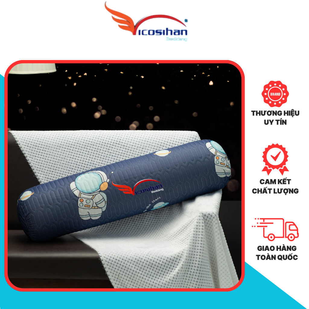 Vỏ Gối Ôm Cao Su Non Vicosihan Bedding Cao Cấp Size 35 X 100cm | Shopee ...