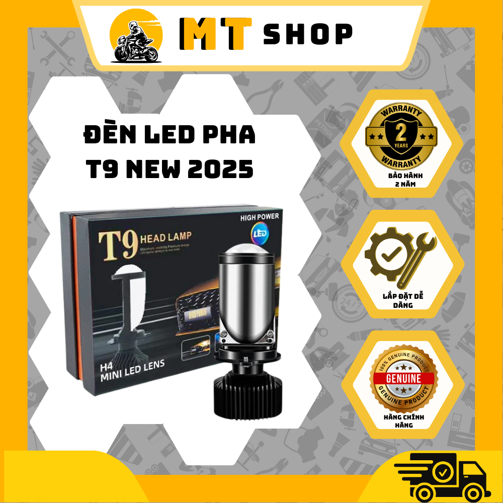 Đèn LED Ô Tô Xe Máy T9 ZED LIGHT Công Suất 65w Bản Mới 2025 - Đèn Pha ...