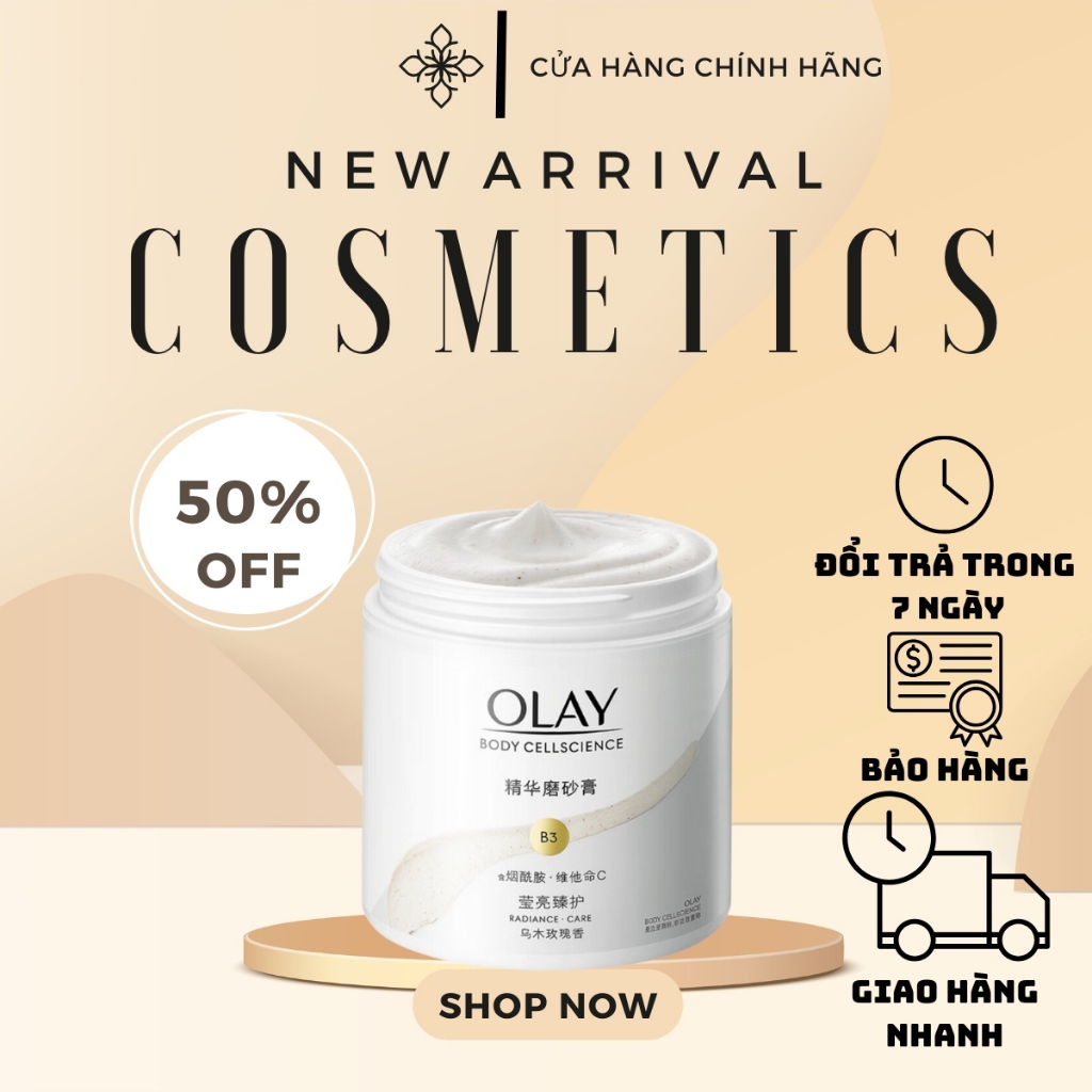 Tẩy Tế Bào Da Chết OLAY BODY CELLSCIENCE B3+ VitaminC Bản Cao Cấp 200g ...