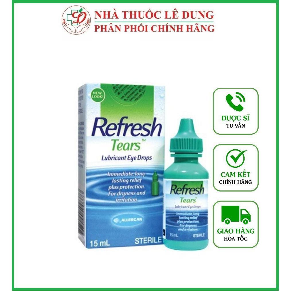 Nhỏ mắt Refresh Tears Allergan giảm khô mắt, mắt đỏ (15ml) | Shopee ...