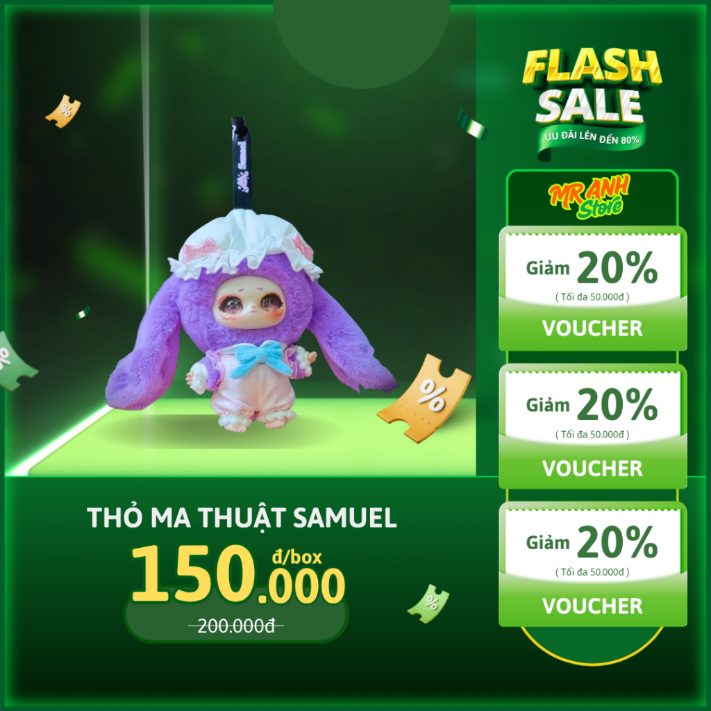 Blind Box Thỏ Ma Thuật Samuel - Baby Three Samuel Series - Đồ chơi sưu ...