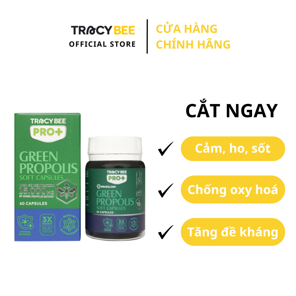 Keo ong xanh Tracybee 60 viên | Shopee Việt Nam
