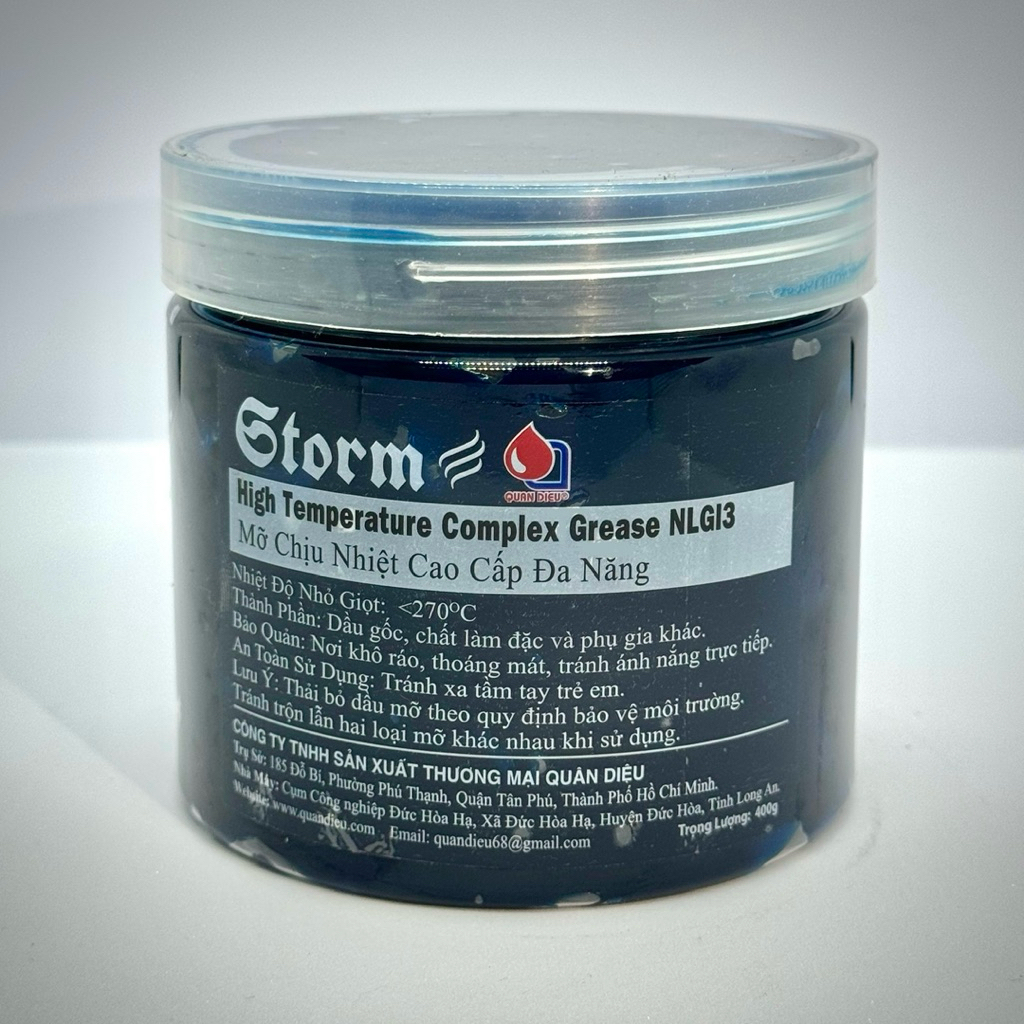 Mỡ Chịu Nhiệt Đa Năng Storm High Temperature Complex Grease NLGI 3 (Lon ...