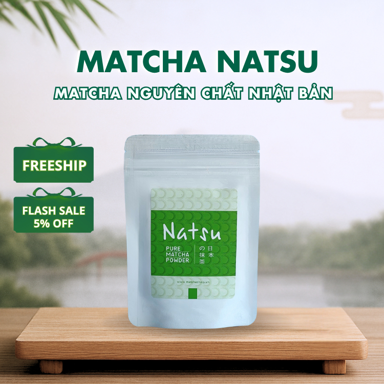 Bột Matcha Natsu Nhập Khẩu Nhật Bản Gói Nhỏ | Shopee Việt Nam