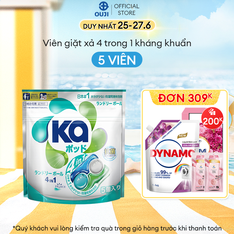 [DUY NHẤT 28-30/6]Túi Viên Giặt Xả Đa Năng 4 Trong 1 Ka pod Universal ...