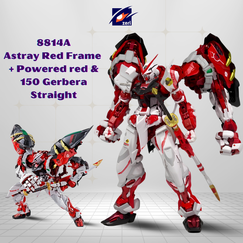 Mô Hình Lắp Ráp MG 8814 Astray Red Frame + Powered Red & 150 Gerbera ...