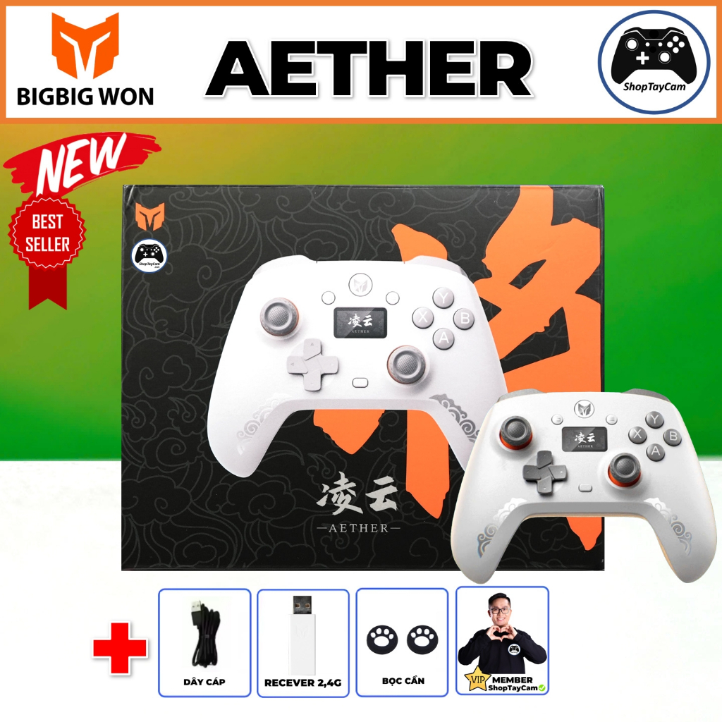 Tay Cầm Bigbig Won AETHER - Mojhon AETHER - Tay Cầm Chơi Game Không Dây ...