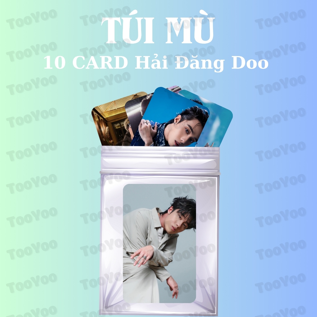 Túi mù gồm 10 card Hải Đăng Doo ATSH bo góc không trùng TooYoo CARD0045 ...