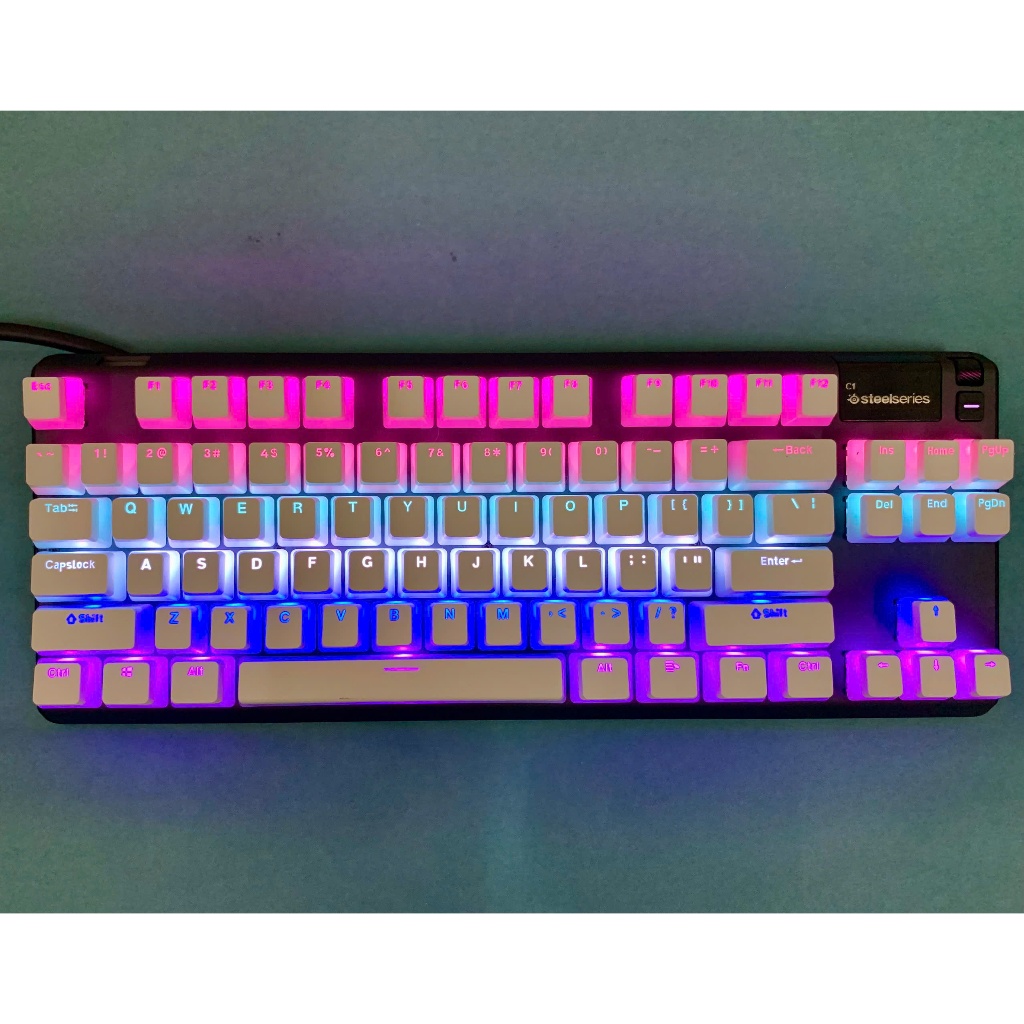 Bàn phím SteelSeries Apex Pro TKL Gen1 - Thay keycap trắng quang học ...