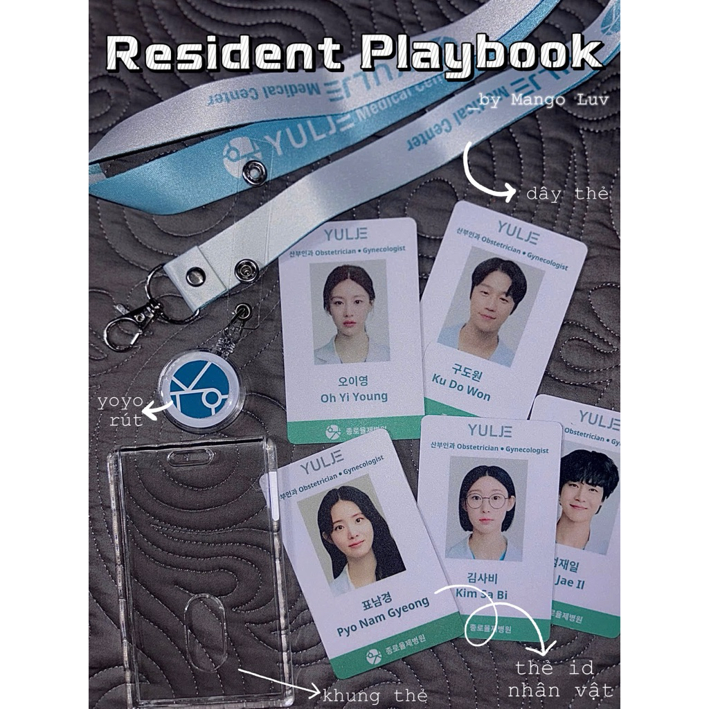 Combo Full Set Thẻ & Dây đeo YULJE | Resident Playbook des by Mango Luv ...