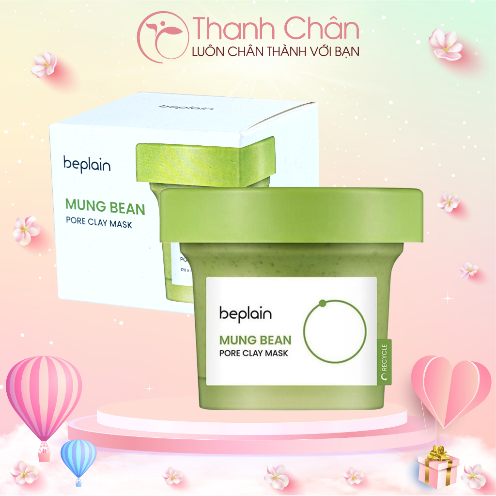 Mặt nạ đất sét Beplain Mung Bean Pore Clay Mask 120ml | Shopee Việt Nam