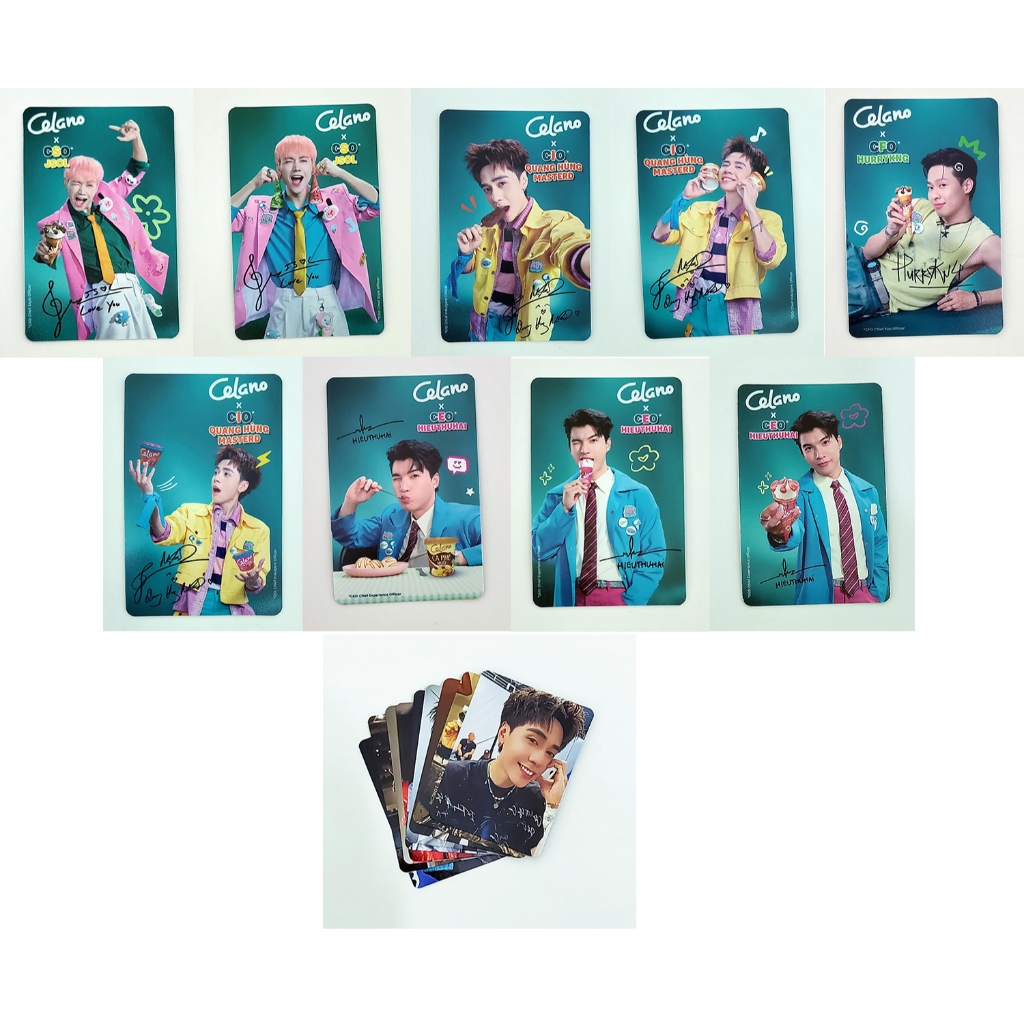 [Mặc định df+Quà]Card Celano Anh Trai Say Hi, Thẻ kem Celano ATSH, Card ...