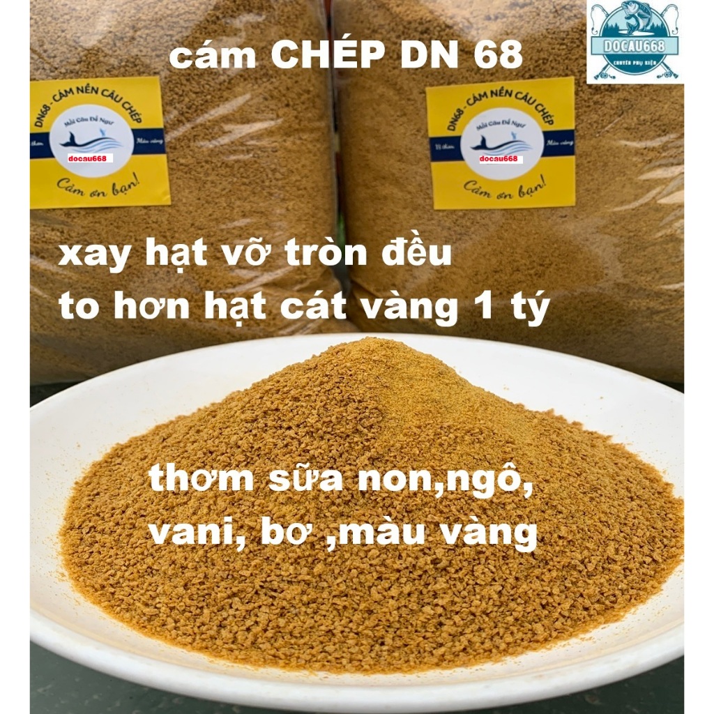 Cám Hải Vương - DN68-DN69 chuyên sản xuất mồi câu ( túi 2kg cám câu xay ...