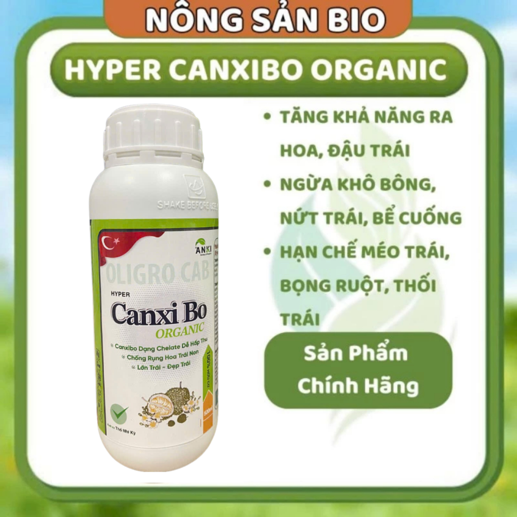 Hyper Canxi Bo Organic - chai 500ml pha 500 lít nước | Shopee Việt Nam