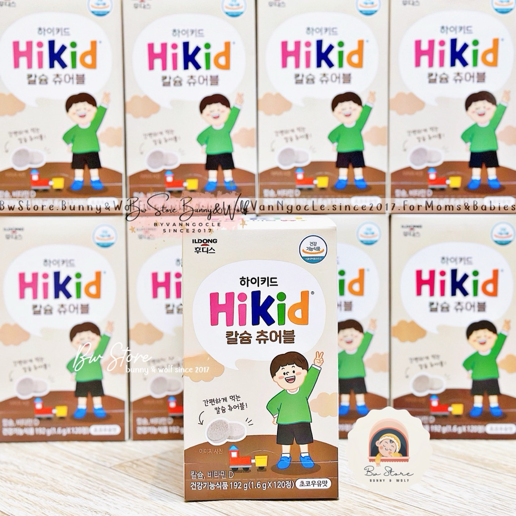 Sữa Hikid Milk Ildong Hàn Quốc Dạng Kẹo Viên - Hộp 120 viên [ BW Store ...