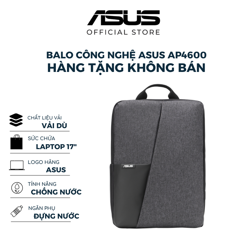 Balo [QUÀ TẶNG KHÔNG BÁN] ASUS AP4600 Backpack CHÍNH HÃNG ASUS | Nhỏ ...