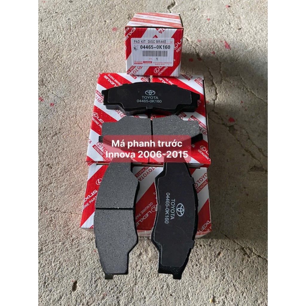 Má Phanh Bố Thắng Trước Sau Toyota Innova 2005-2015 2016-2023 | Shopee ...