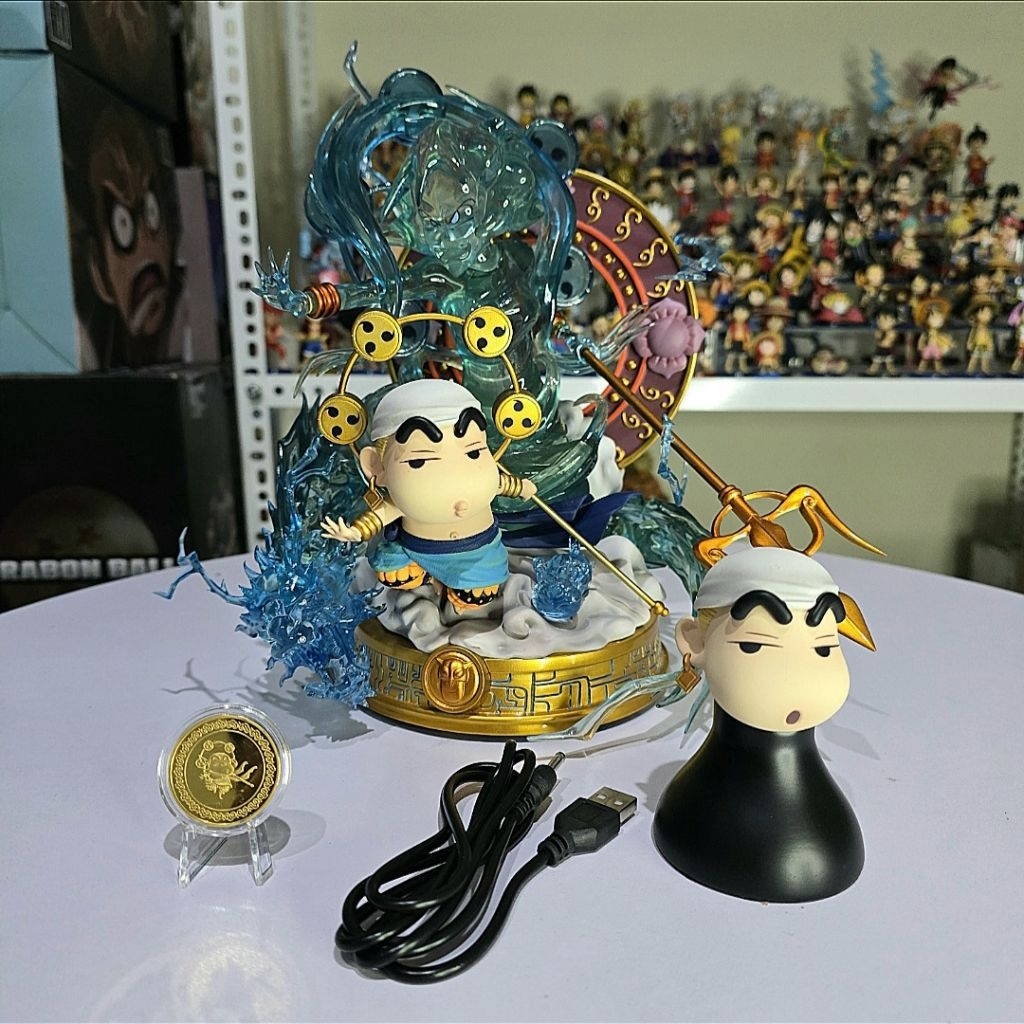[Chính Hãng Resin] Mô Hình One Piece Crayon Shin-chan Cosplay Enel ...