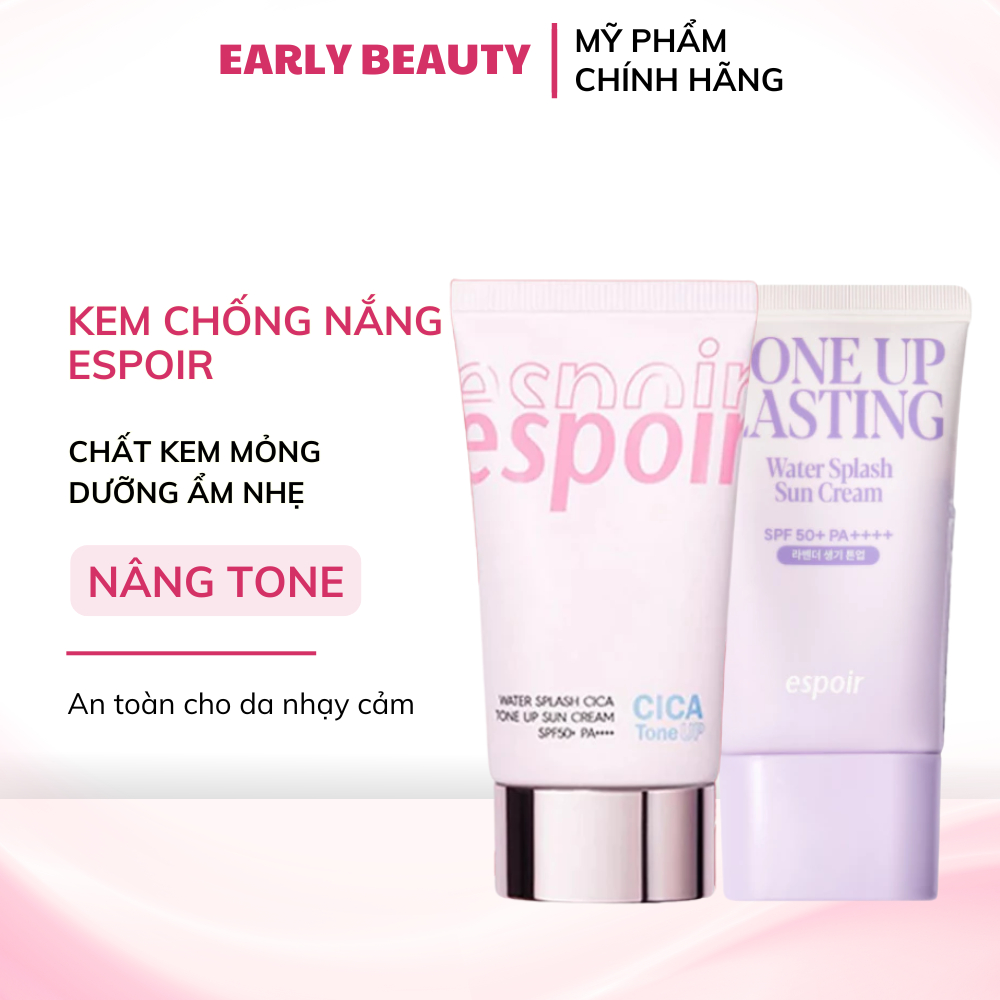Kem chống nắng Espoir Water Splash Cica Tone Up Sun Cream Kem chống ...