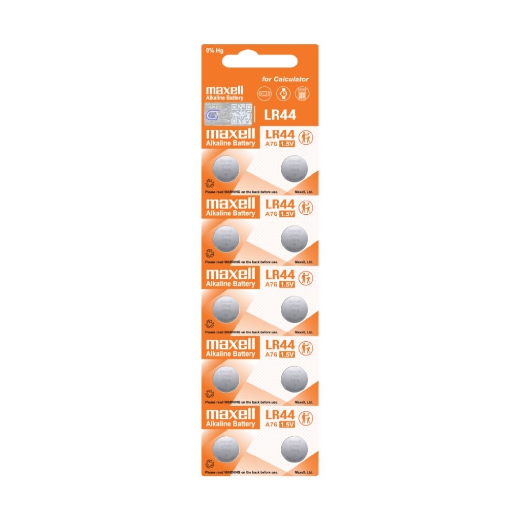 (Chính Hãng) 1 Viên Pin Maxell Lithium LR44, LR1130H cmos, pin cúc áo ...