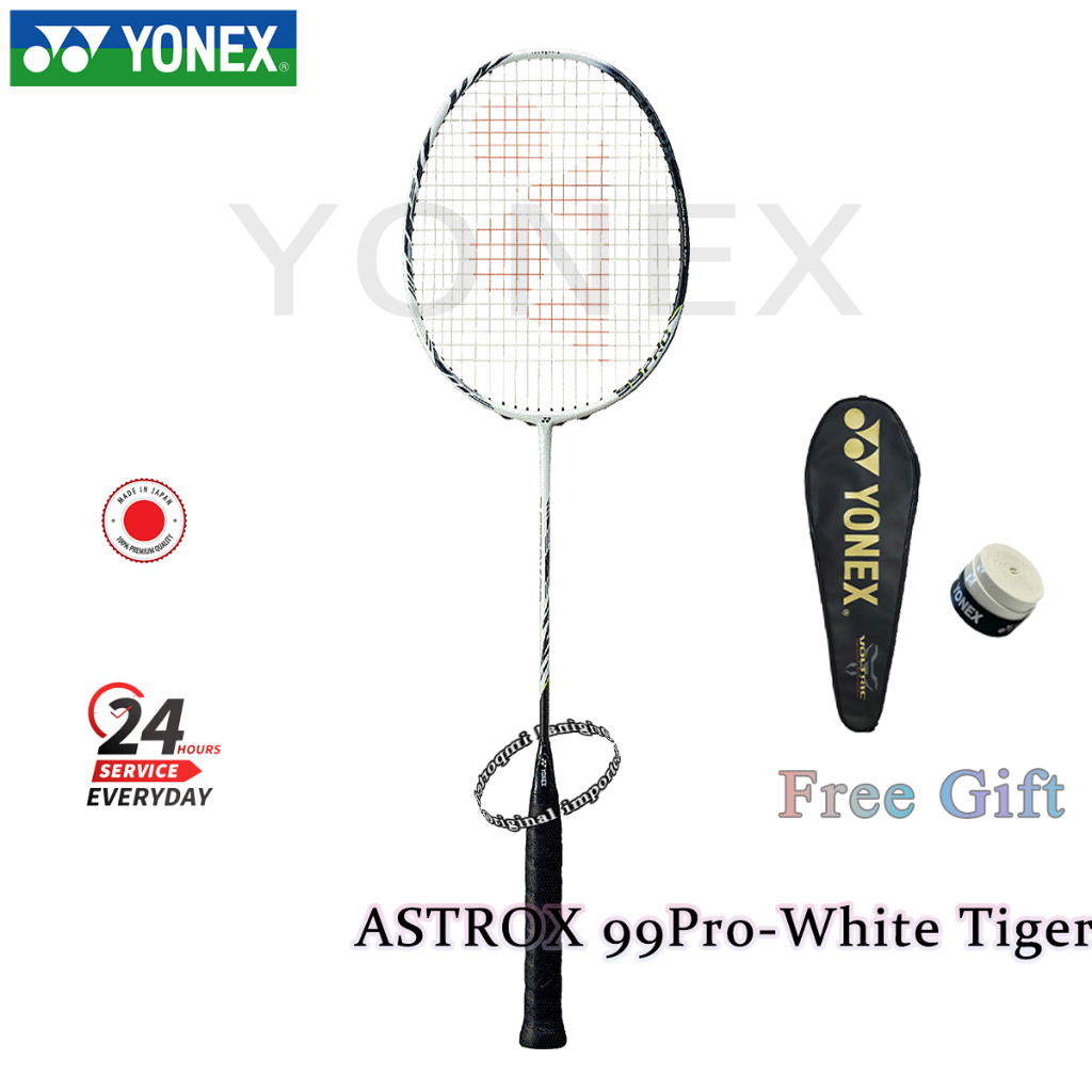 Vợt cầu lông Yonex ASTROX 99 Pro White/RED/Orange Sợi cacbon hoàn toàn ...