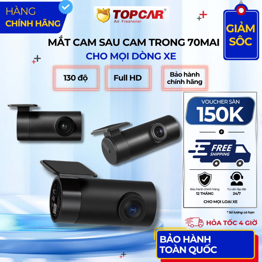 Camera Sau Và Trong Cho Ô Tô 70mai RC11 RC12 FC02 Chuyên Dụng Cho A200 ...