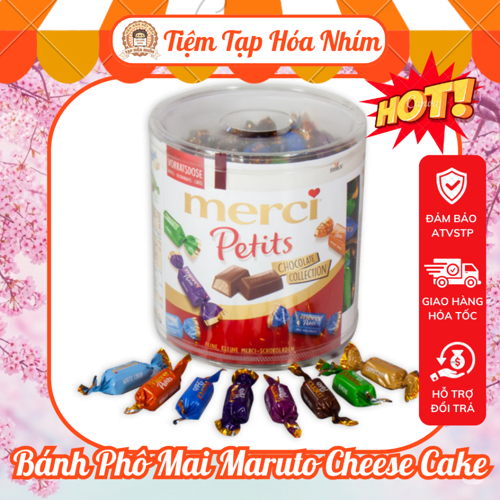 [HỎA TỐC] Kẹo socola Merci, mix đủ vj , hộp 1kg (date xa) | Shopee Việt Nam