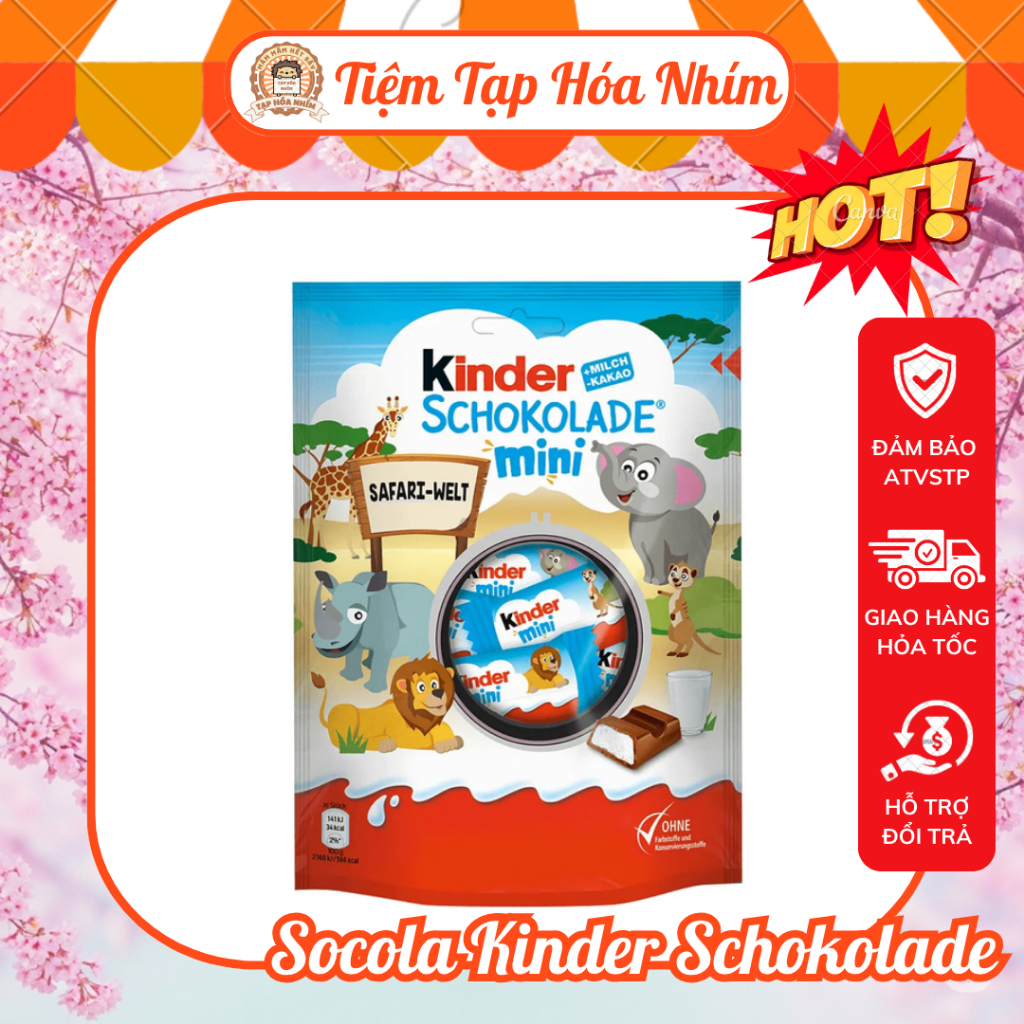 Socola Kinder Schokolade mini 120g (Đức) | Shopee Việt Nam