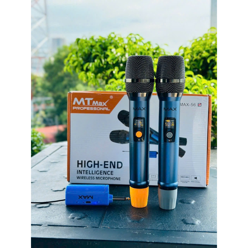Micro không dây cao cấp Max56 dùng cho loa kéo và âmli | Shopee Việt Nam