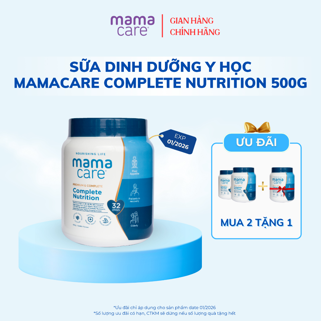 Sữa Dinh Dưỡng Mama Care Complete Nutrition - Sữa Bột Bổ Sung 32 Loại ...