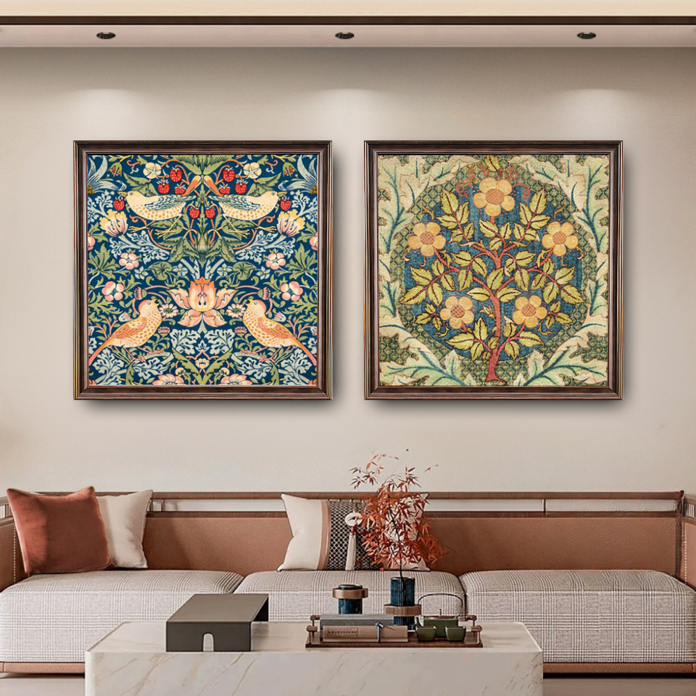 Tranh Treo Tường Họa Tiết Cổ Điển, Bản Khung Vintage Cao Cấp NN168 - Tranh Decor Phòng Khách ...