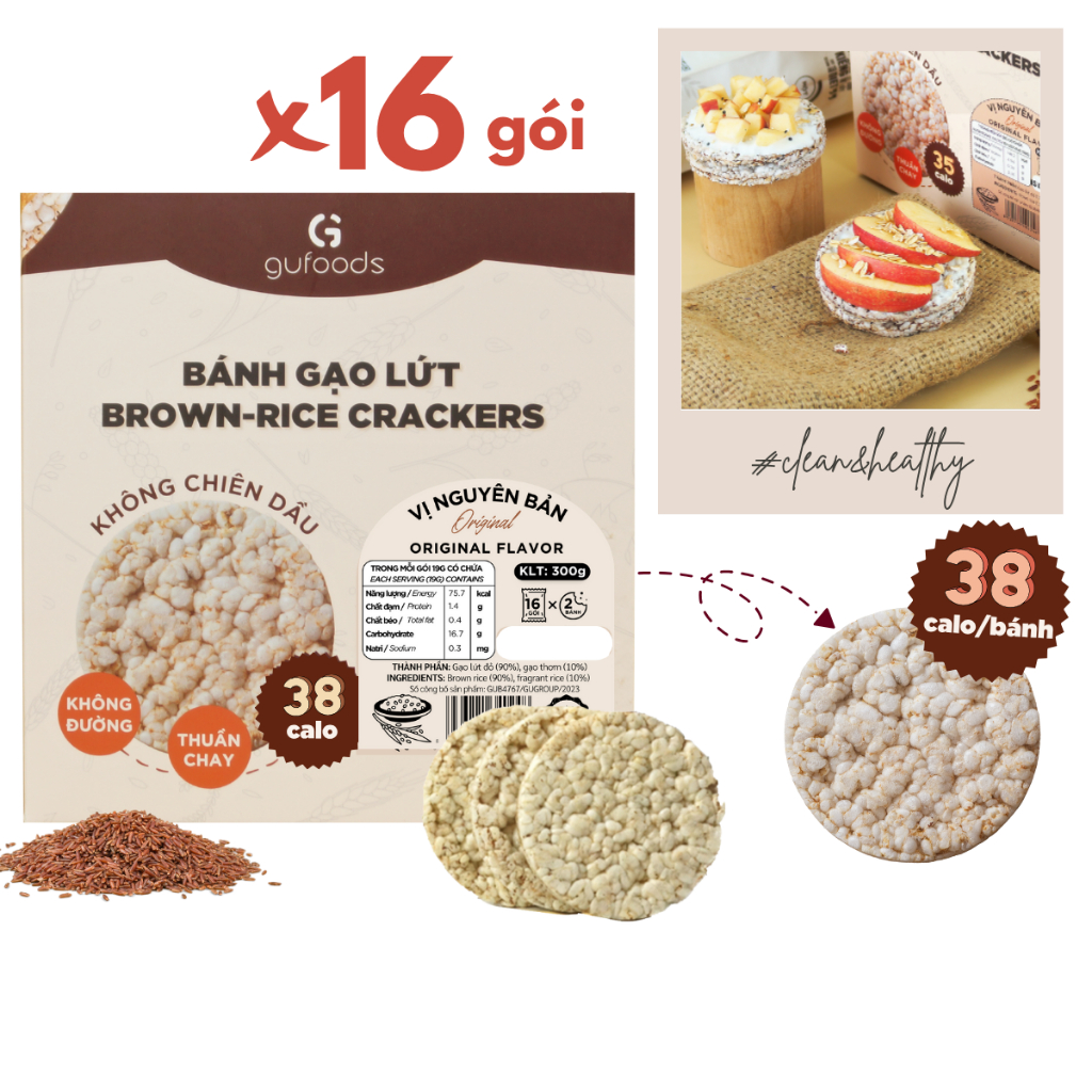 Đế bánh pizza healthy từ gạo lứt GUfoods - Tiện lợi, Thơm ngon, Phù hợp ...