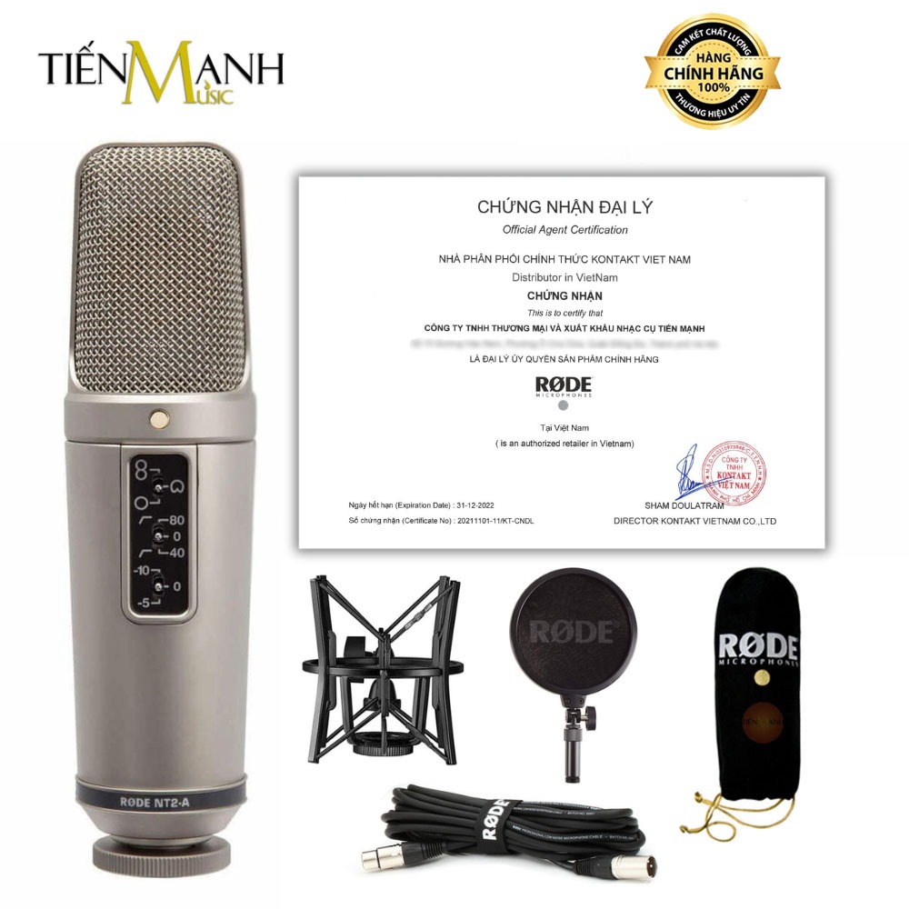 [Chính Hãng] Micro Rode NT2-A Mic Thu Âm Condenser Livestream Phòng Thu ...