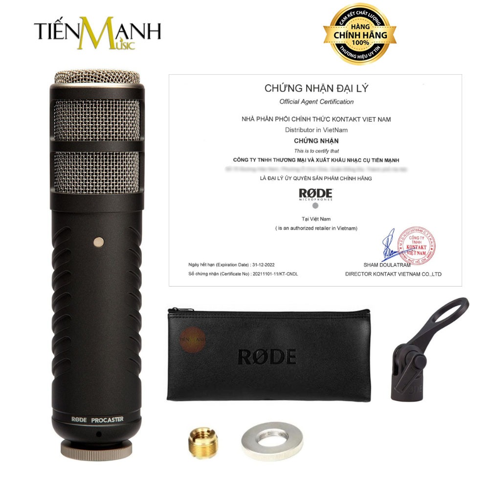 [Chính Hãng] Micro Rode Procaster - Mic Thu Âm Giọng Hát, Phát Thanh ...