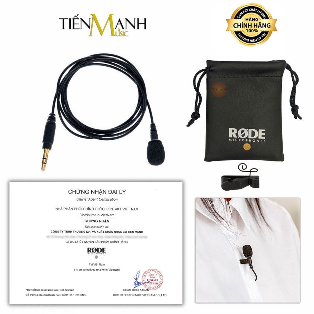 [Chính Hãng] Micro Cài Áo Rode Lavalier Go Dùng Cho Wireless Go, Máy ...