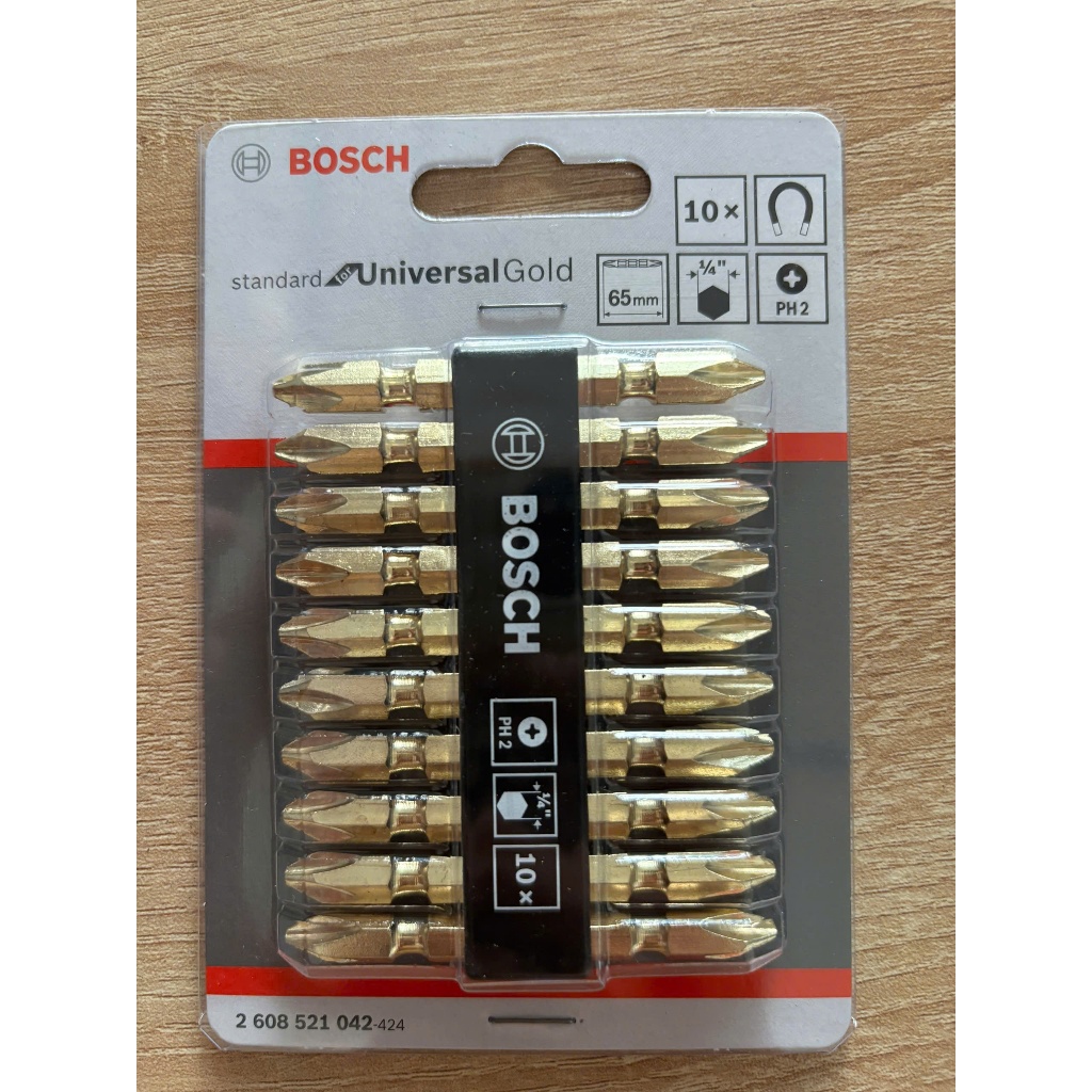 Đầu vặn vít PH2-65mm Bosch 2608521042 ( Vĩ 10 mũi ) | Shopee Việt Nam