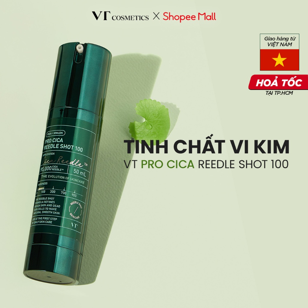 [VT Cosmetics] Tinh chất vi kim VT PRO CICA REEDLE SHOT 100 | Shopee Việt Nam