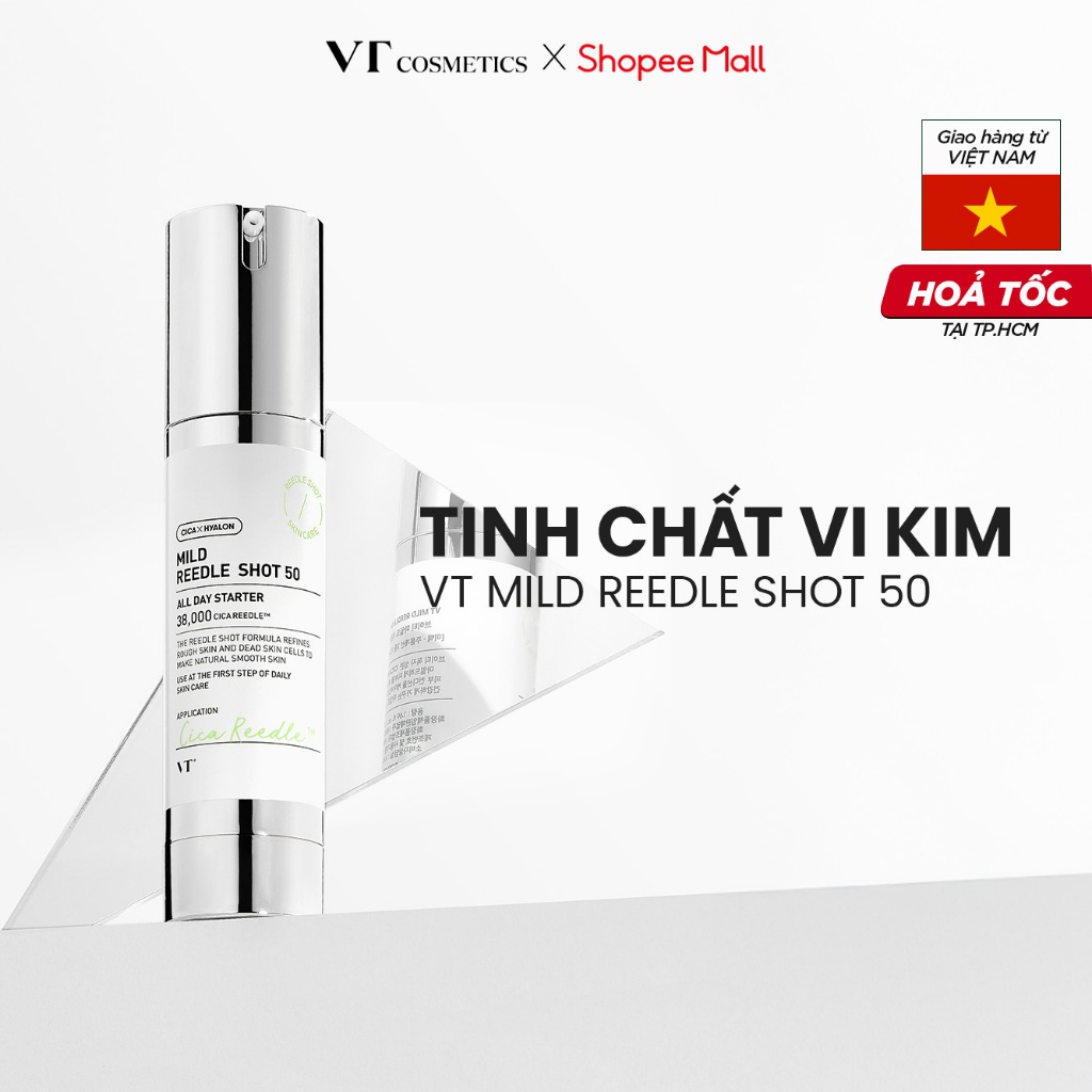 [VT Cosmetics] Tinh chất vi kim MILD REEDLE SHOT 50 | Shopee Việt Nam