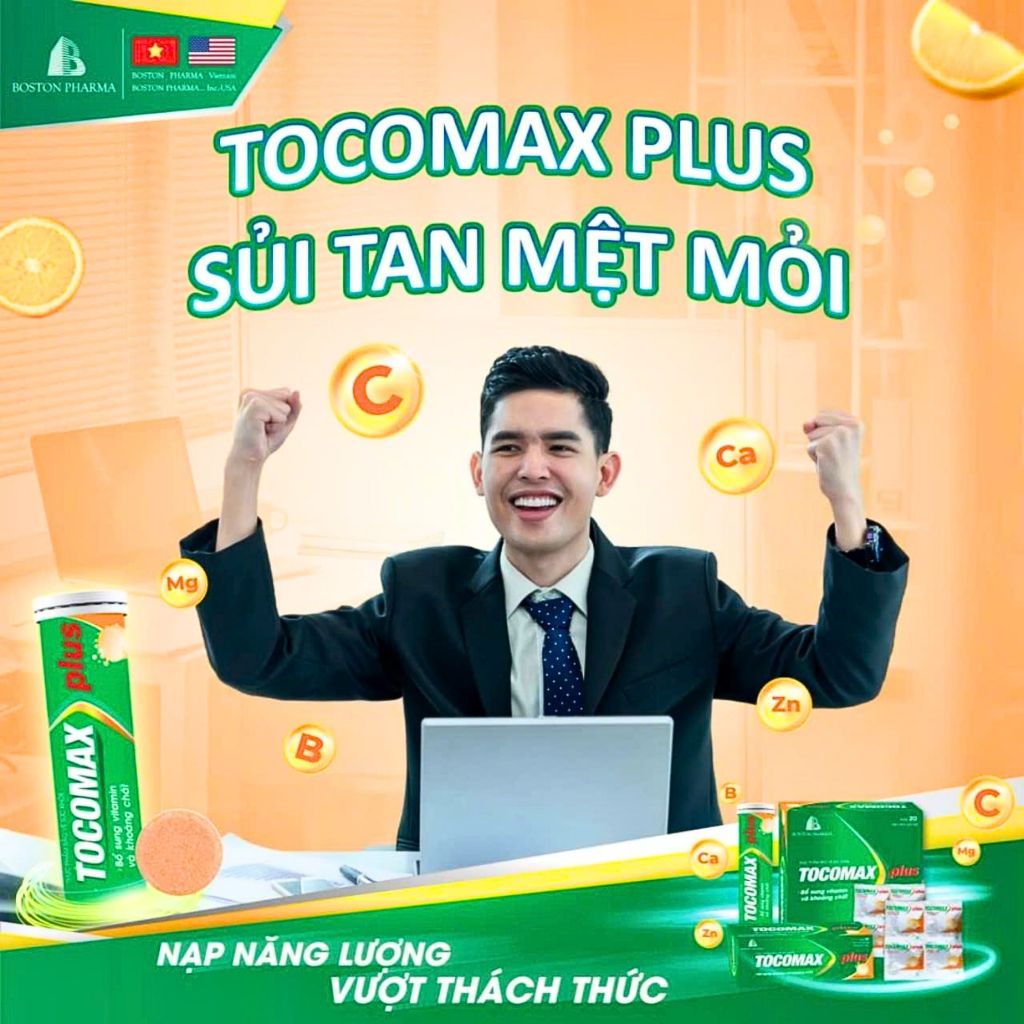 Viên Sủi Tocomax Plus - Bổ Sung Năng Lượng, Giảm Mệt Nhanh Cho Người ...