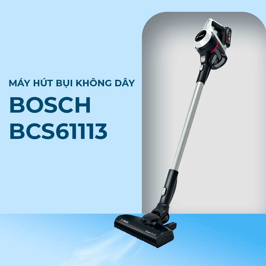 [TẶNG ẤM SIÊU TỐC] Máy Hút Bụi Không Dây BOSCH BCS61113 Serie 6 Unlimited | Nhỏ Gọn, Bảo Hành ...