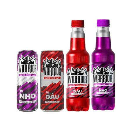 Nước Tăng Lực Warrior Vị Nho 330ml - Lốc 6 Chai | Shopee Việt Nam