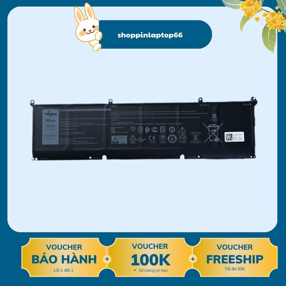 Pin Laptop Dell Precision 5550 5560 5570 Type 69KF2 (pin thay cell ...