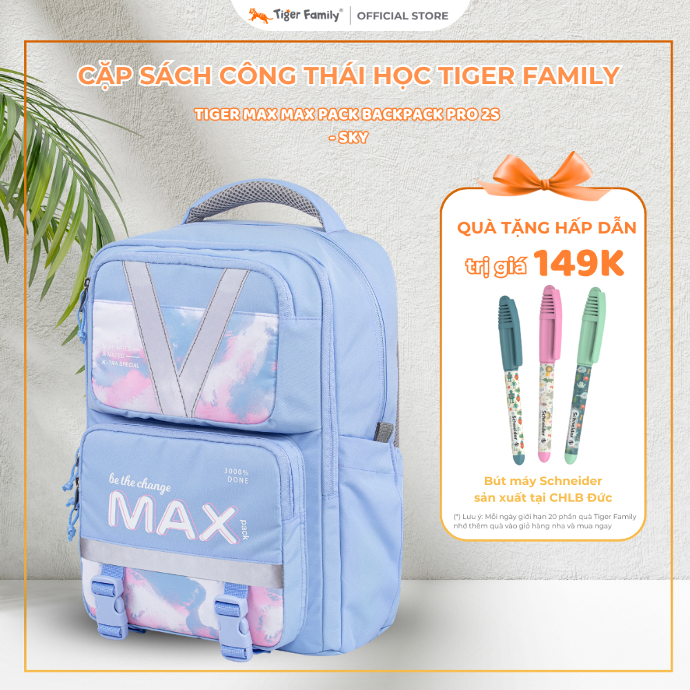 Balo Công Thái Học Tiger Max Max Pack Backpack Pro 2S - Sky-TMMP-002A(1 ...