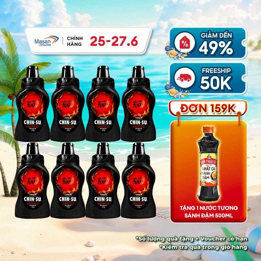 Combo 8 Tương ớt CHIN-SU Cay Siêu Đặc Biệt 110gr | Shopee Việt Nam